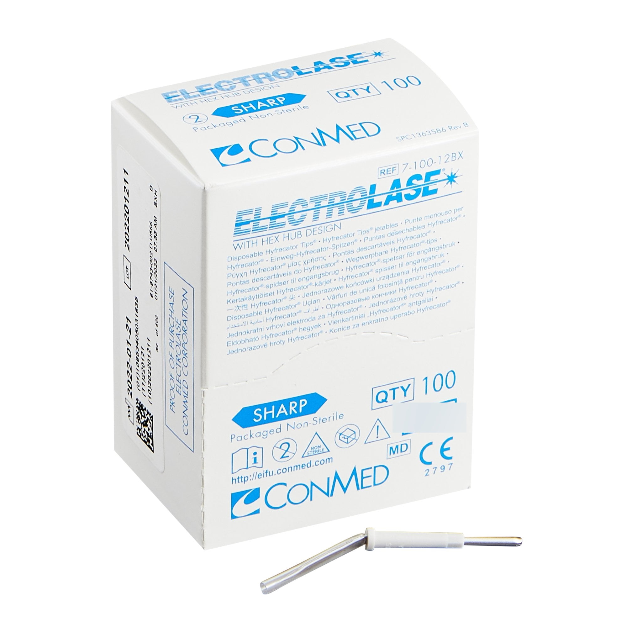 Blade Electrode Electrolase Stainless Steel Sharp Blade Tip Disposable ...