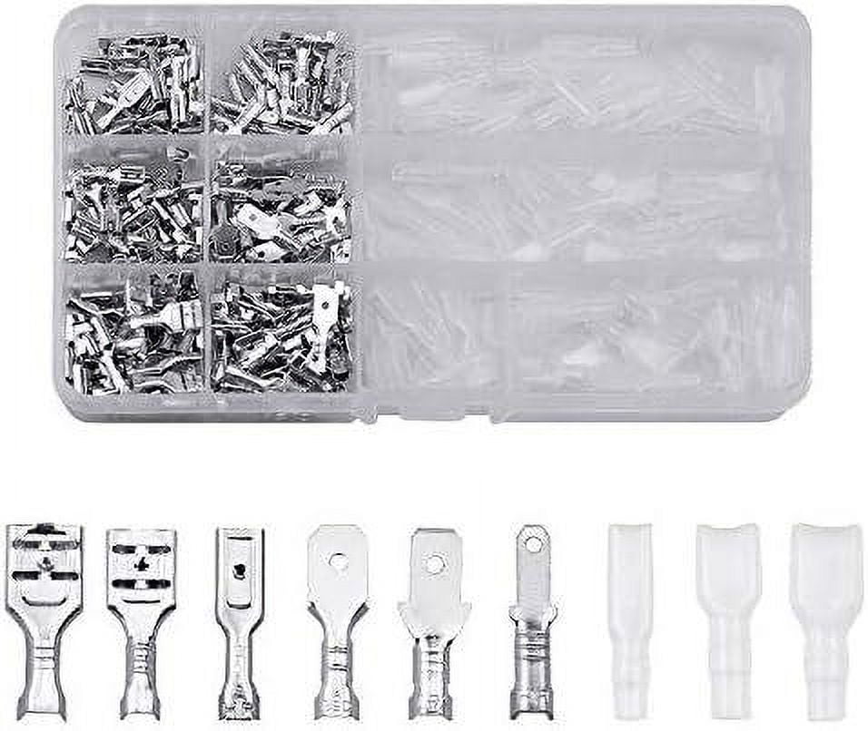 Blade Headers 270 Pieces Cable Connector Set Male and Female Blade ...