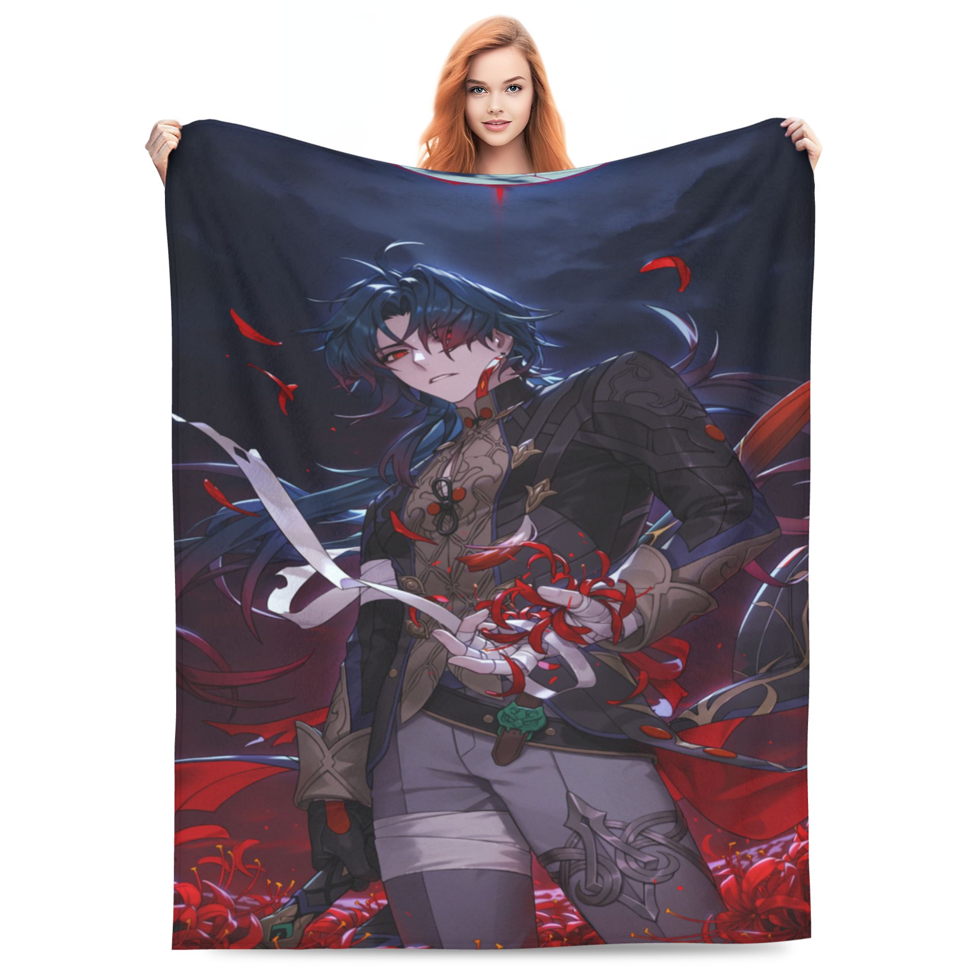Blade Honkai Star Rail Bed Blanket 3D Printed Throw Blanket Lightweight ...
