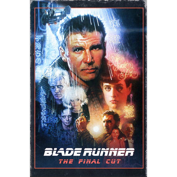 Blade Runner (1982) 24x36 Poster Harrison Ford Sci-Fi Classic Retro ...