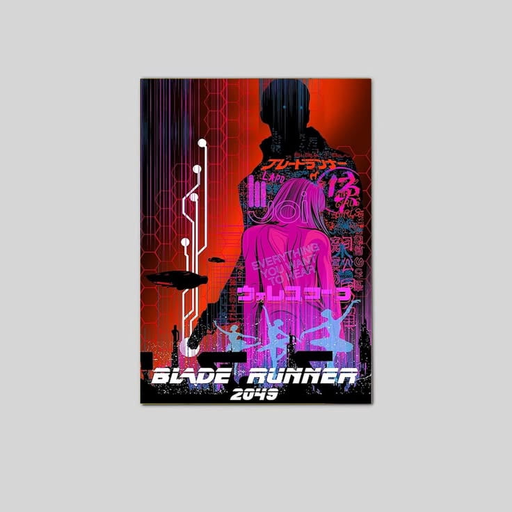Blade Runner 2049 Movie Poster, Wall Art Decor, Room Decoration ...