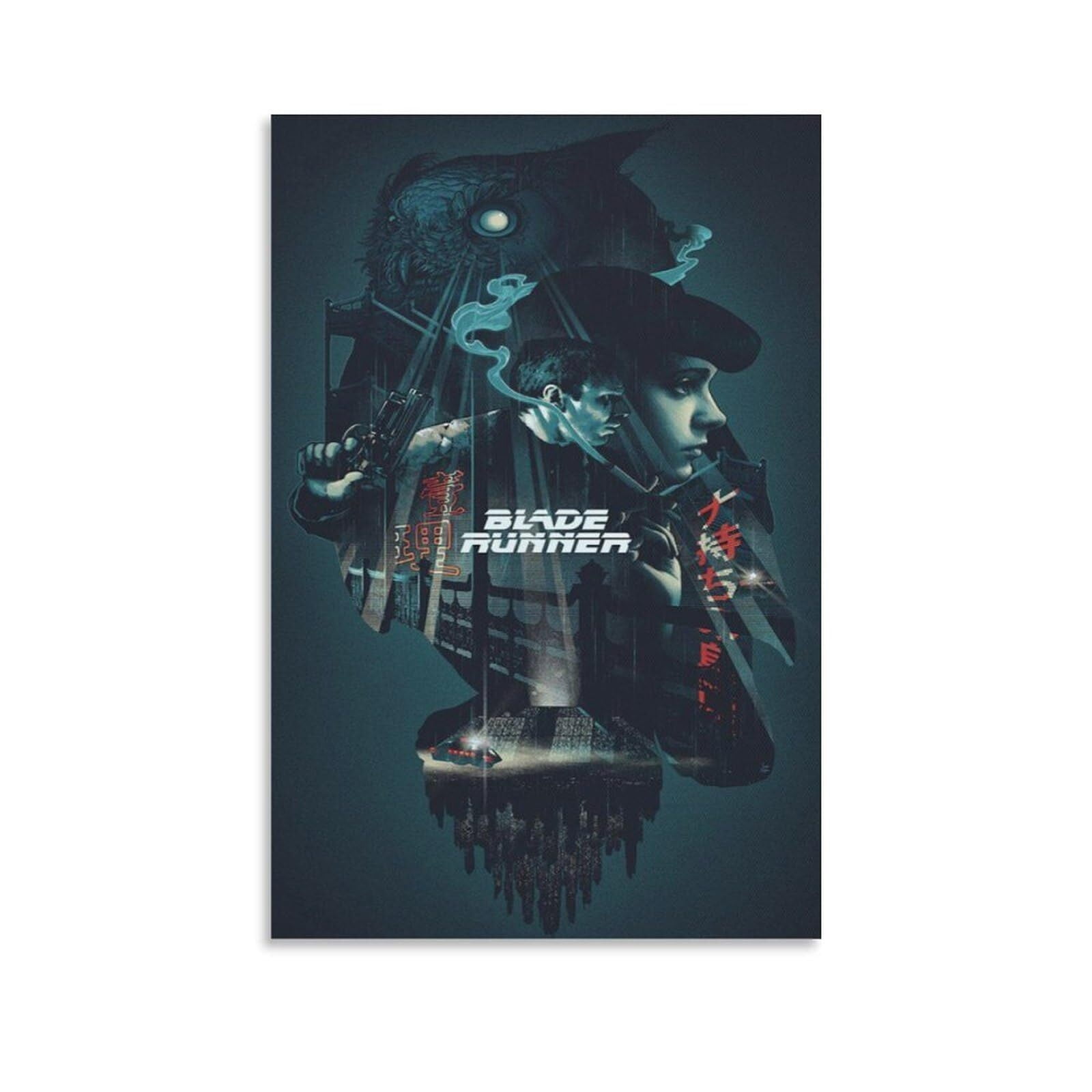 Blade Runner Movie Poster (18) Artworks Canvas Poster Room Aesthetic ...