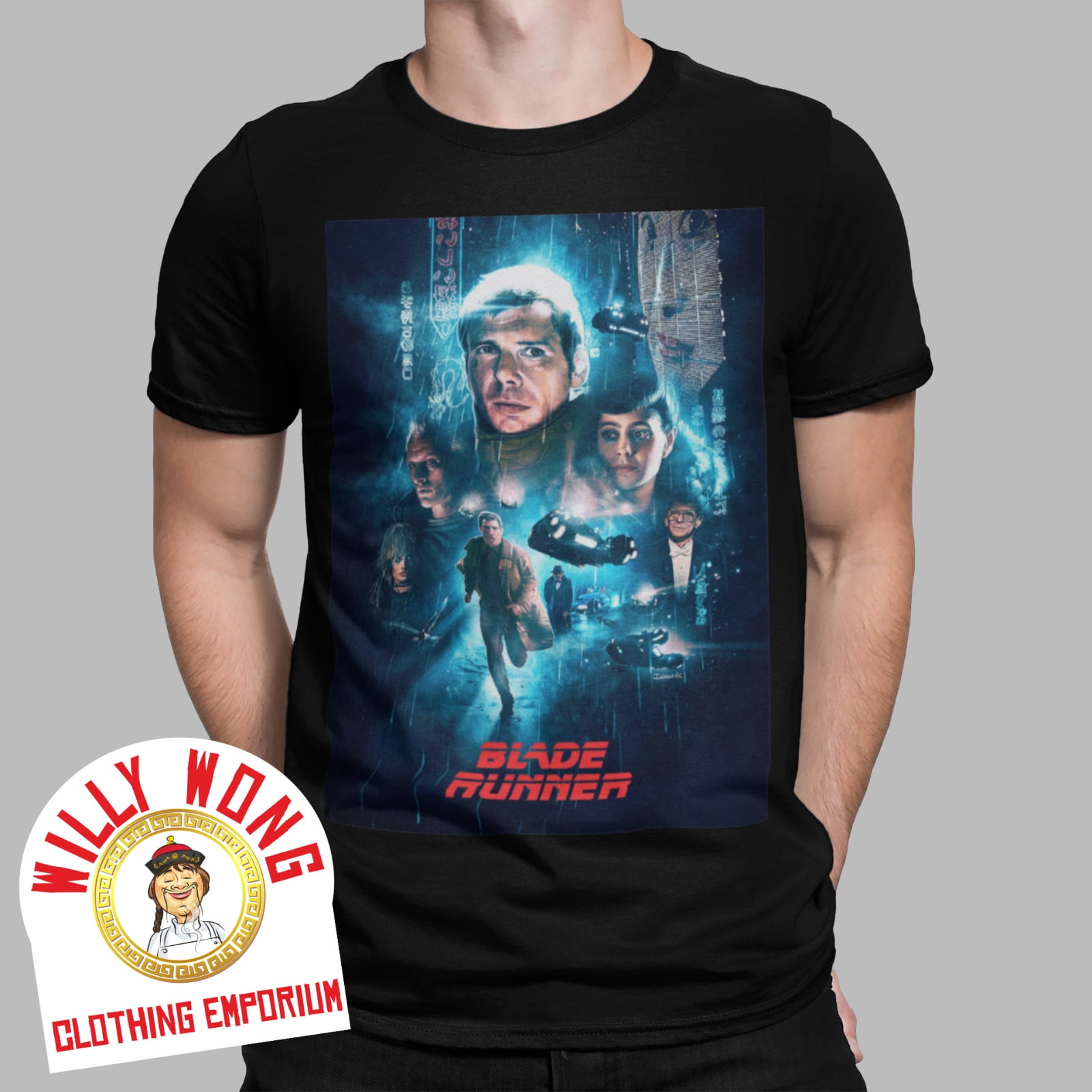 Blade Runner T-Shirt Retro Movie Tee Japan SCI FI 2049 Cyborg Genetics ...