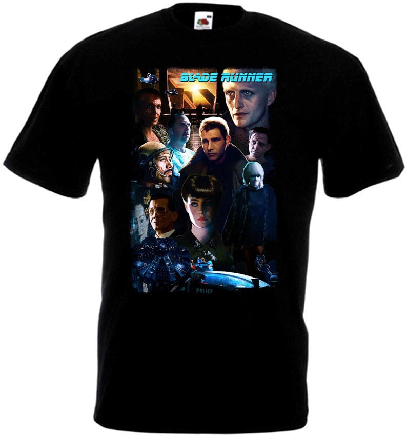 Blade Runner v19 T shirt black movie poster all sizes S-5XL - Walmart.com