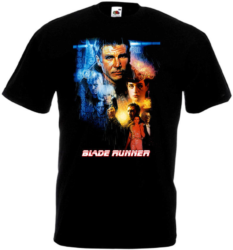 Blade Runner v22 T shirt black movie poster all sizes S-5XL - Walmart.com