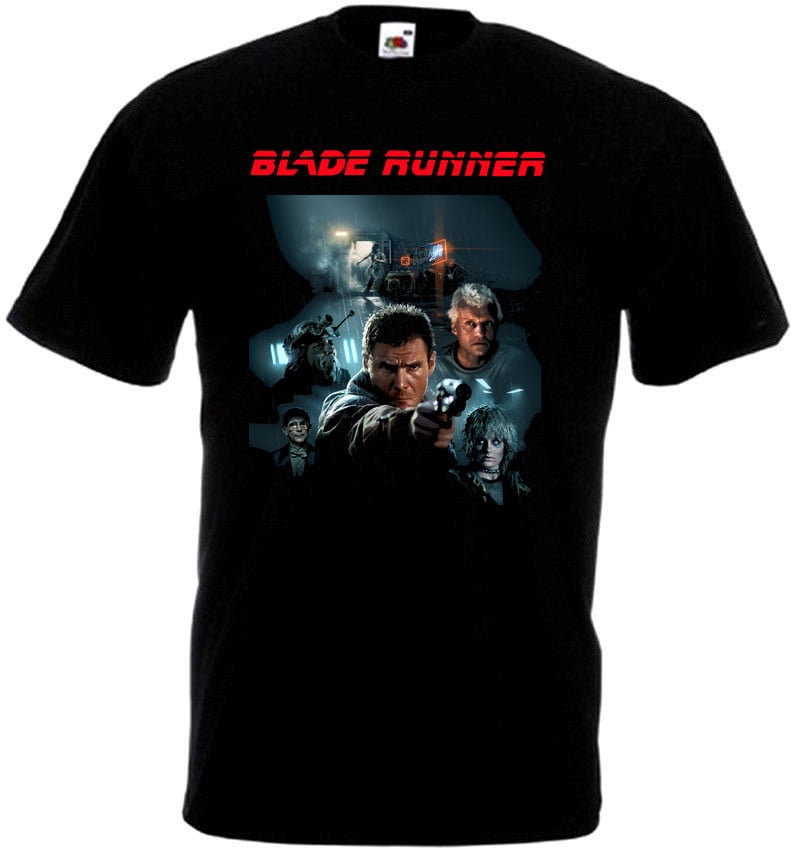 Blade Runner v31 T shirt black movie poster all sizes S-5XL - Walmart.com