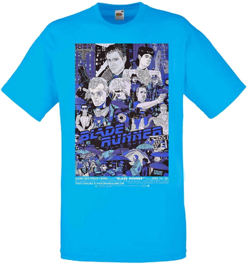 Blade Runner v8 T shirt azure movie poster all sizes S-5XL - Walmart.com