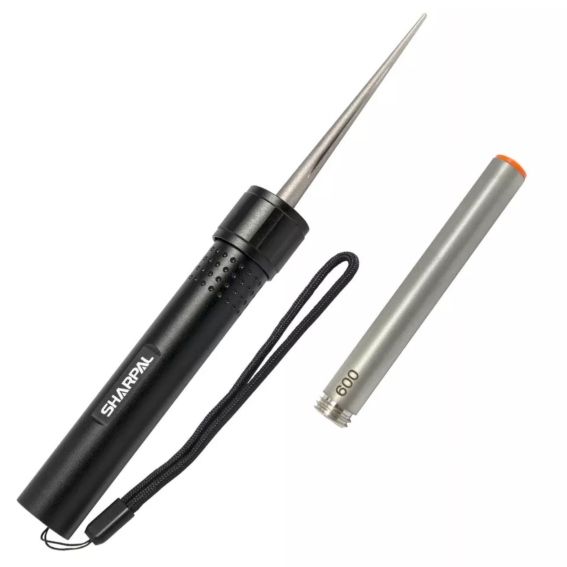 Blade Sharpener4-Inch 600 Grit Diamond Sharpening Rod | 3-In-1 ...
