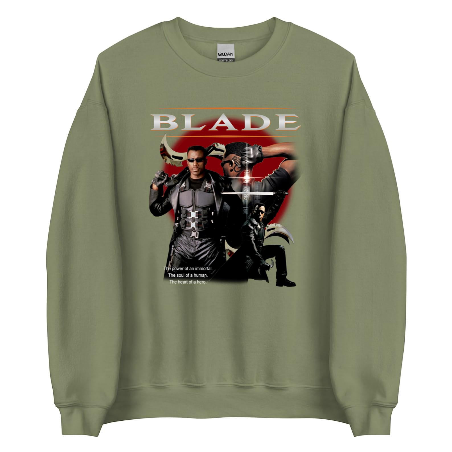 Blade Wesley Snipes 90s Movie Fan T Shirt-TH28638 - Walmart.com