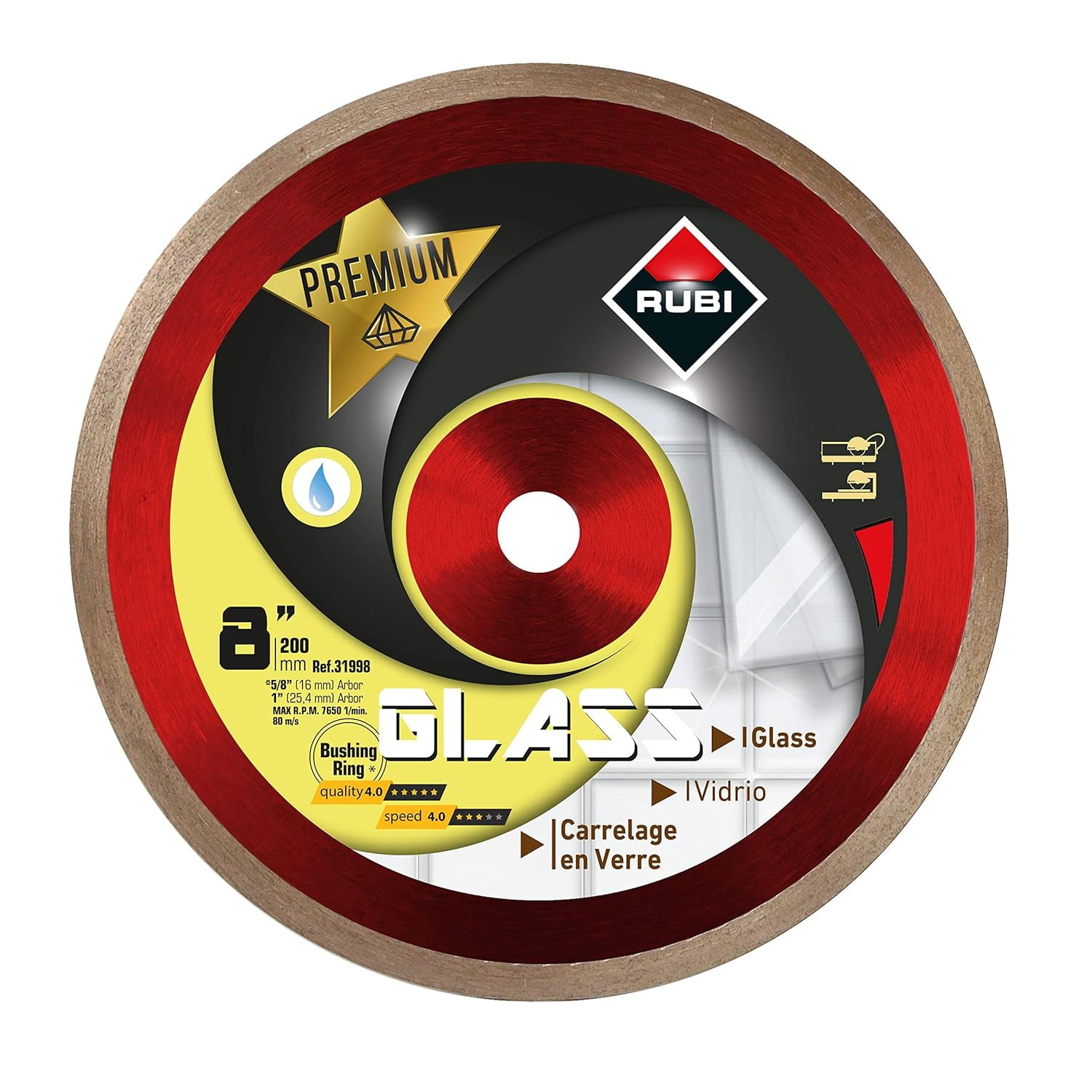 Blade for Glass Cutting – Premium Wet Cutting Blade for Glass Mosaic ...