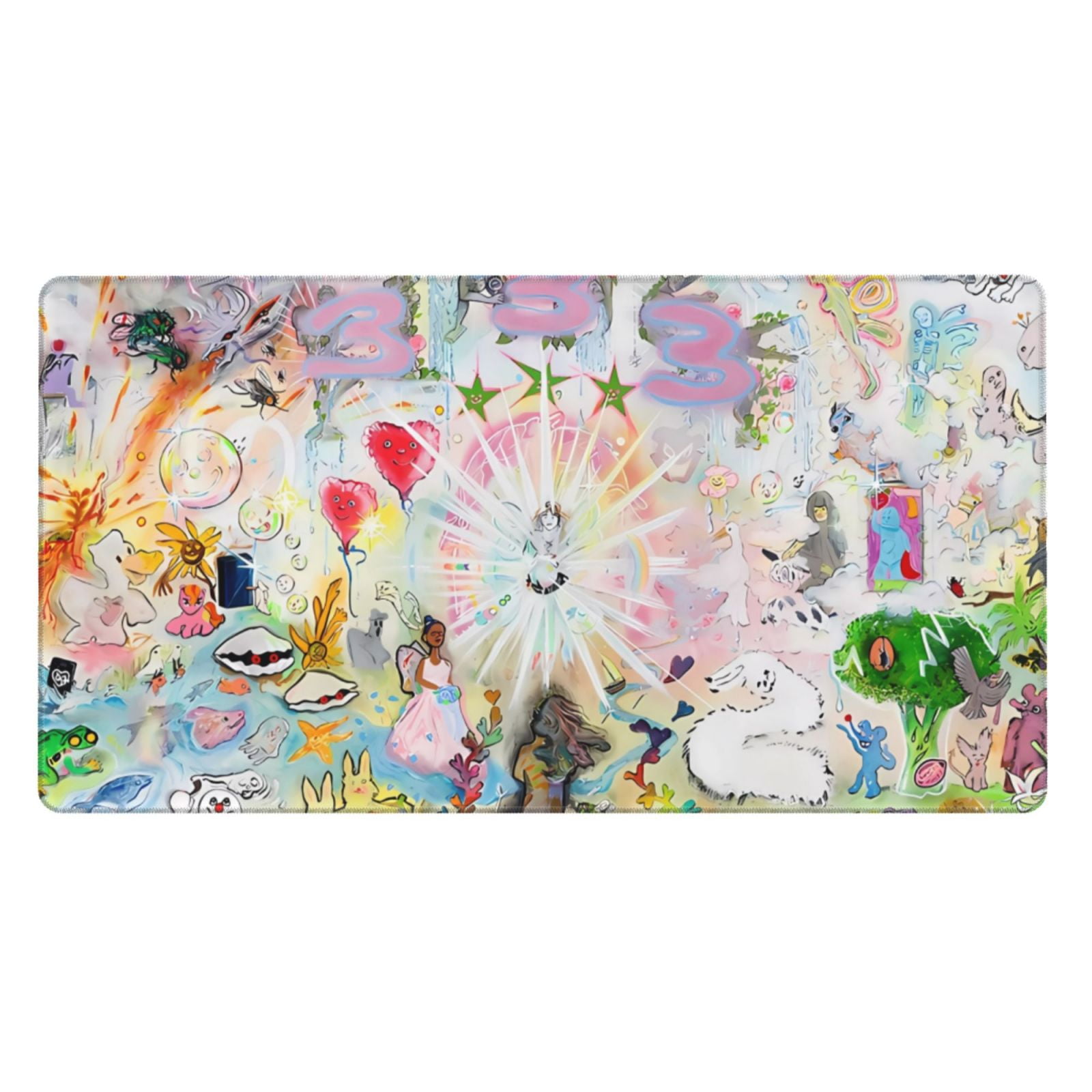 Bladee Album Cover Mouse Pad 15.8x29.5 In - Extended Contour Mouse Mat ...