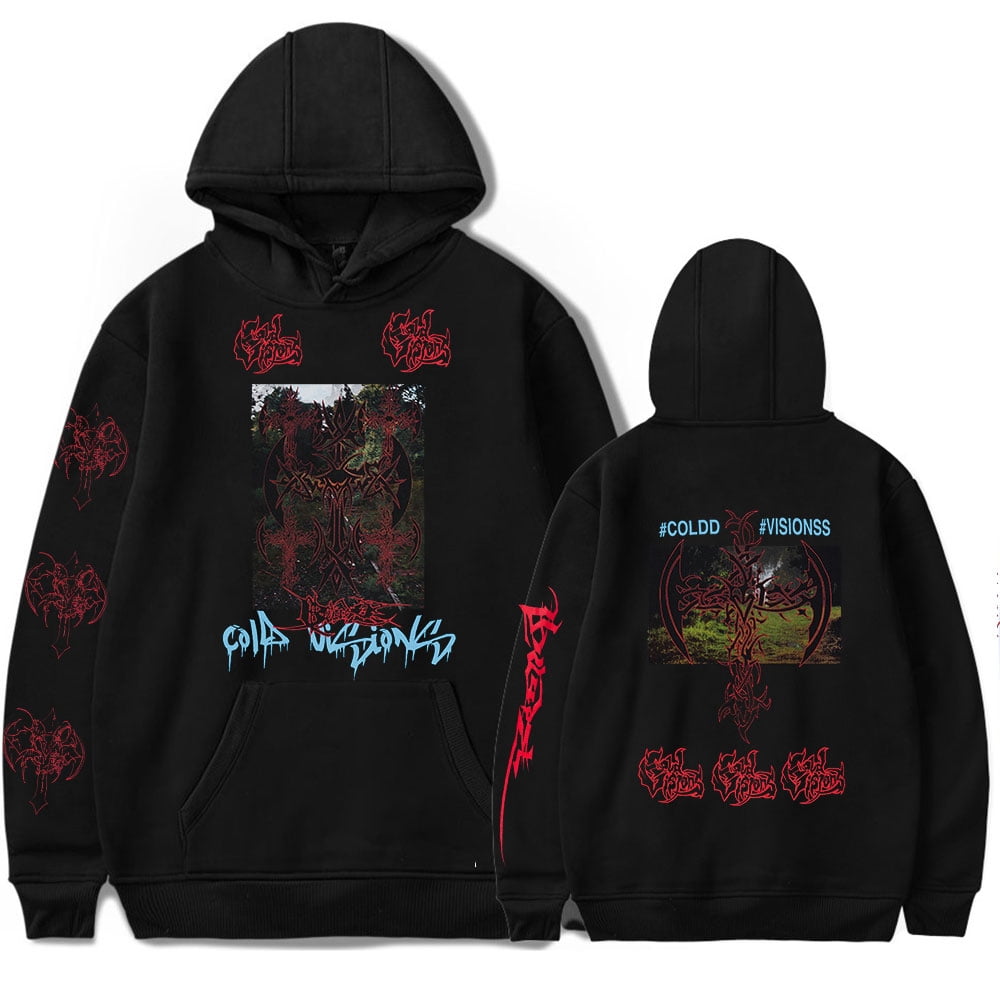 Bladee COLD VISIONS Hoodies Merch Women Men Long sleeve Fashion Casual ...