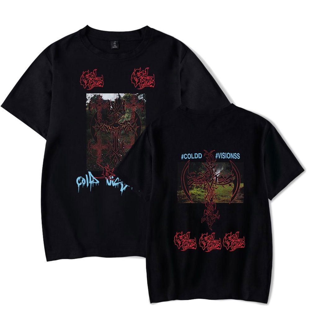 Bladee COLD VISIONS T-shirts Women Men Clothes Trend Casual Short ...