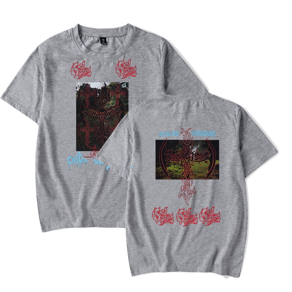 Bladee COLD VISIONS T-shirts Women Men Clothes Trend Casual Short ...