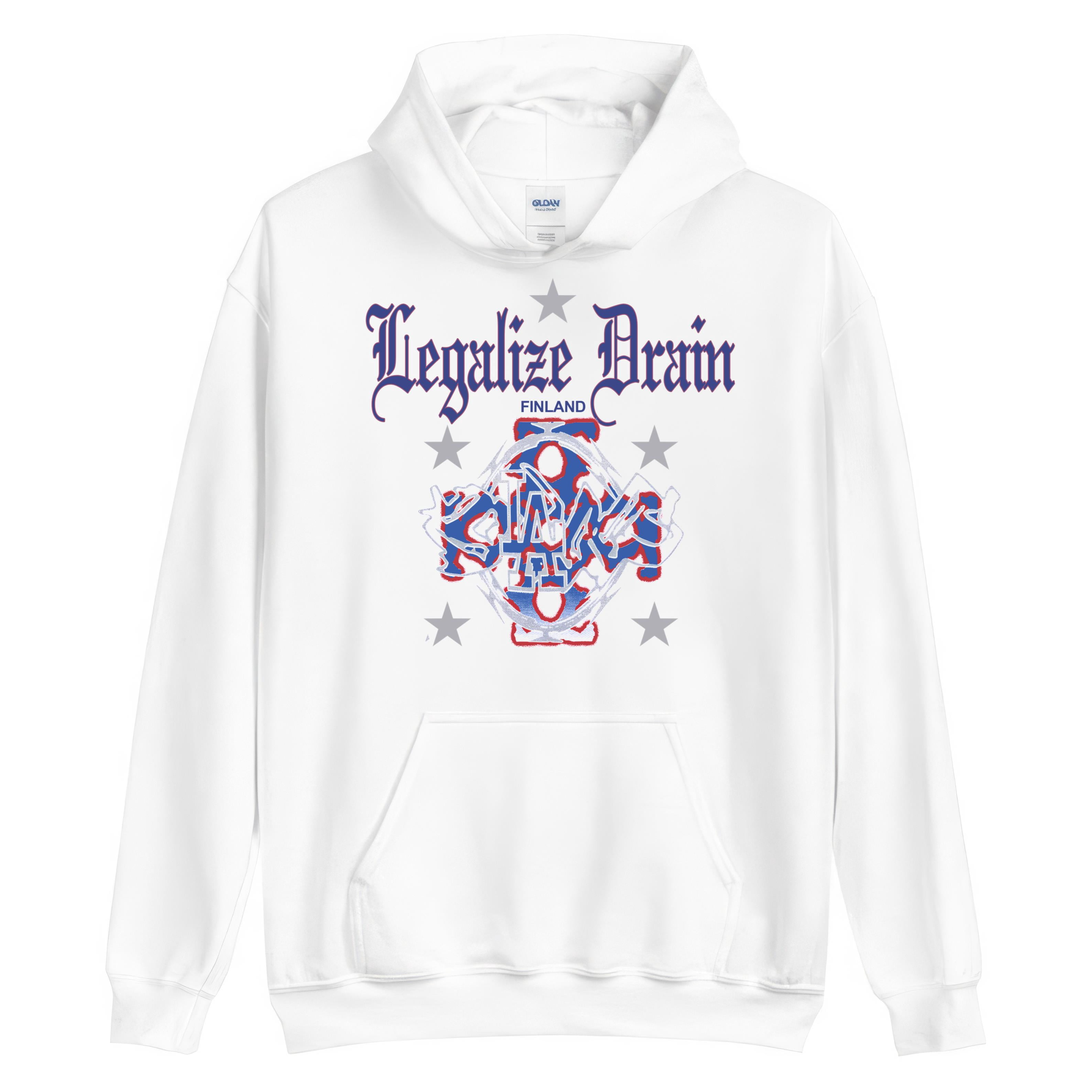 Bladee Legalize Drain Finland Tee-TH4555 - Walmart.com