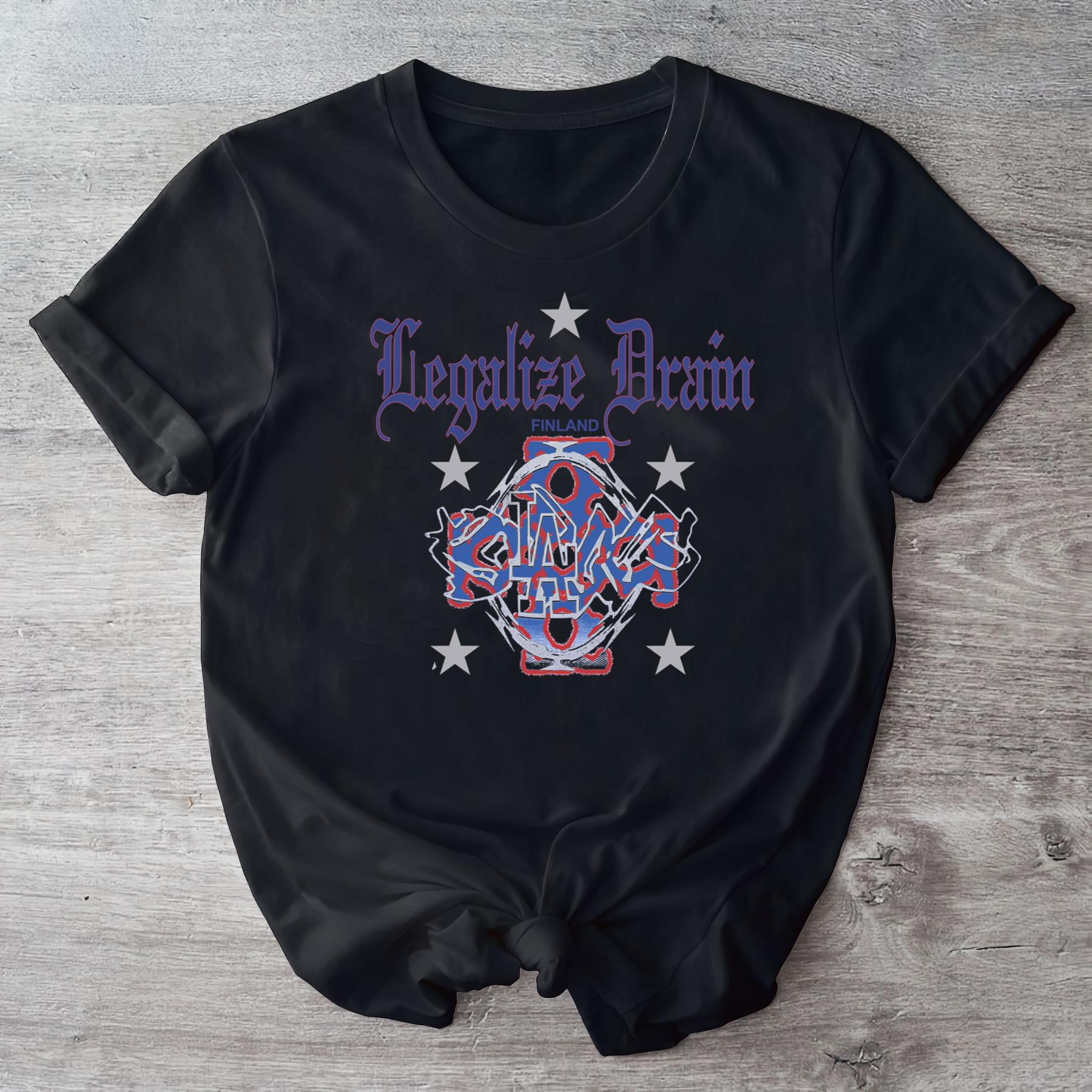 Bladee Legalize Drain Finland Tee-TH4555 - Walmart.com