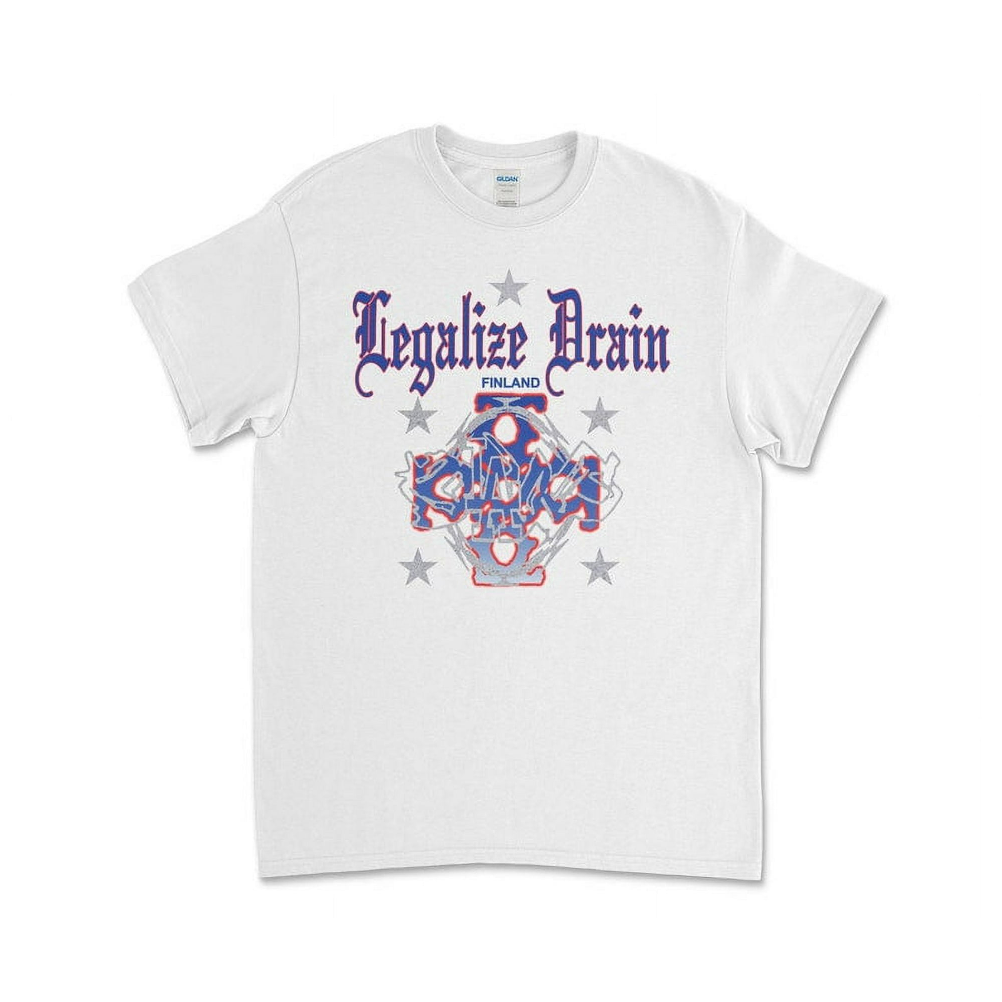 Bladee Legalize Drain Finland Tee b - Walmart.com