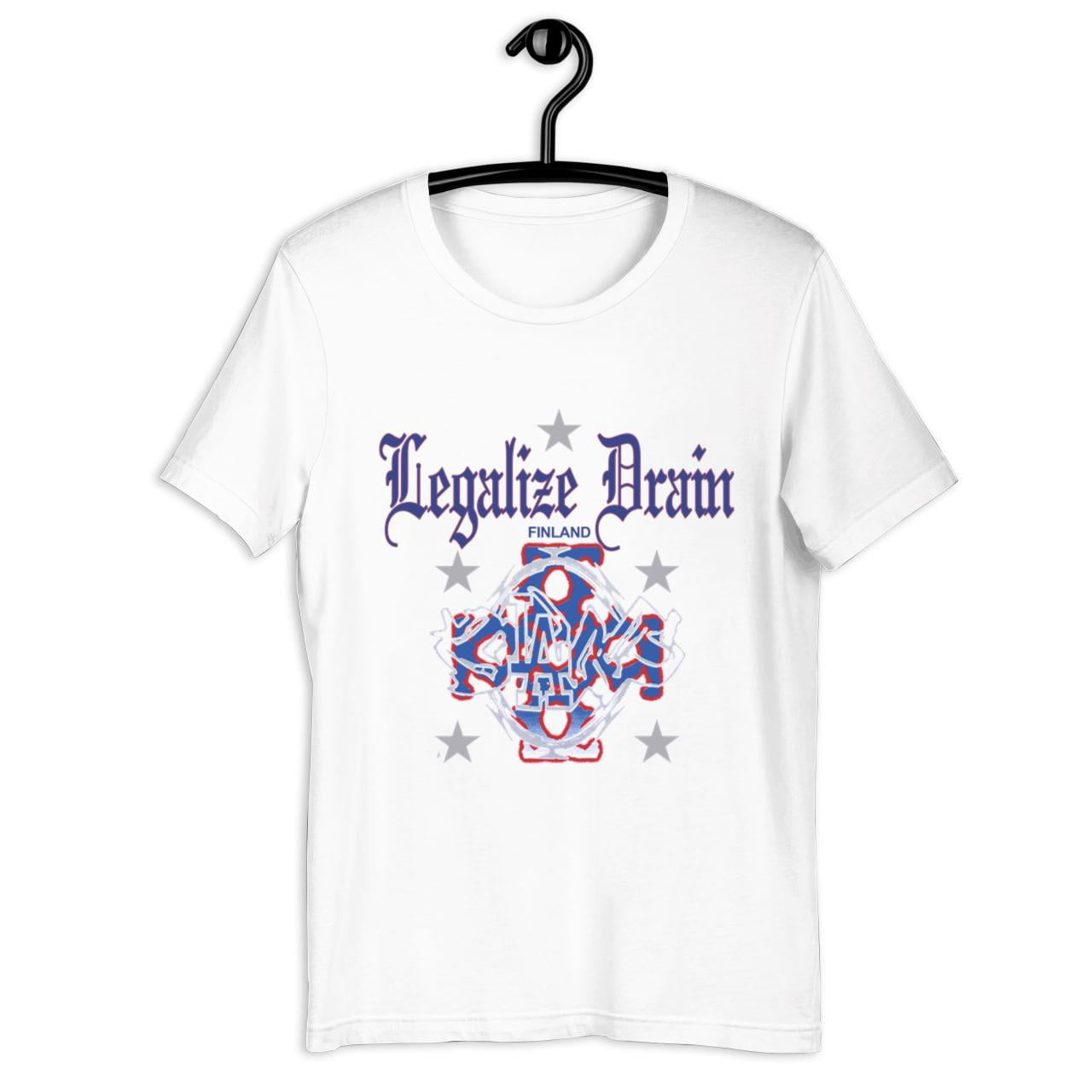 Bladee Legalize Drain Finland Tee - Walmart.com