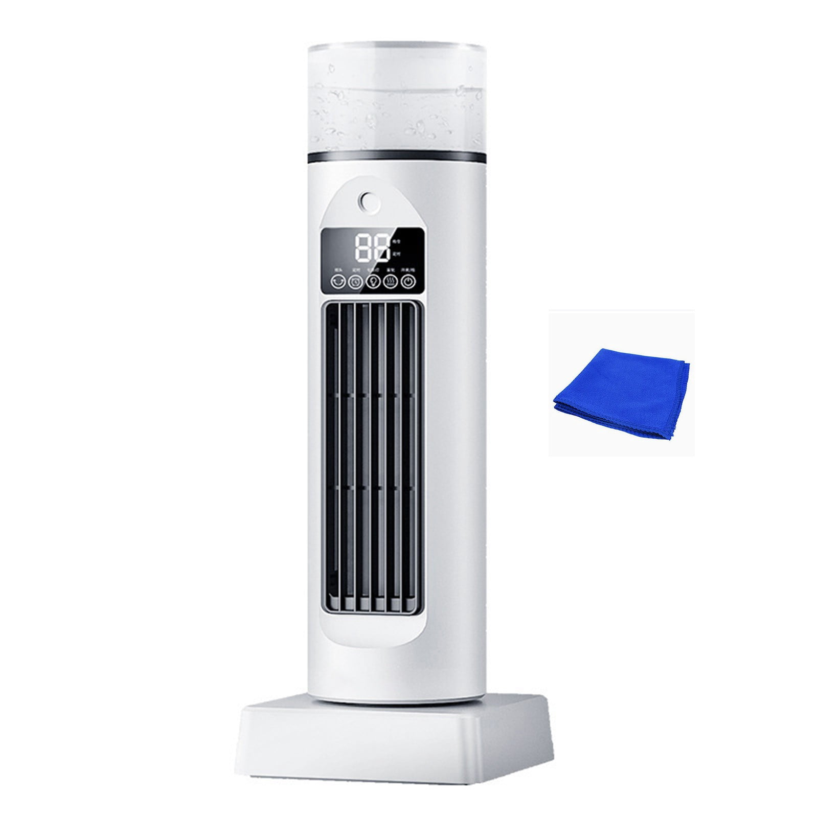 Bladeless Air Cooler Fan With Mist Humidifier, USB Powered Portable ...