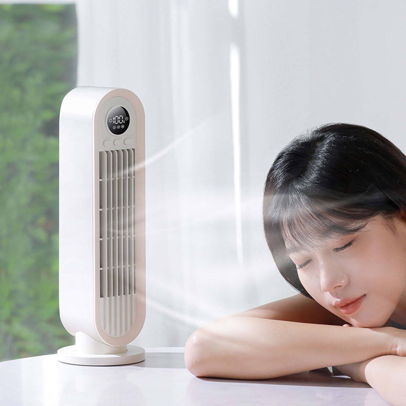 Bladeless Desk Fan,Conditioning Fan,Desktop, Long Battery Life (3600mAh ...