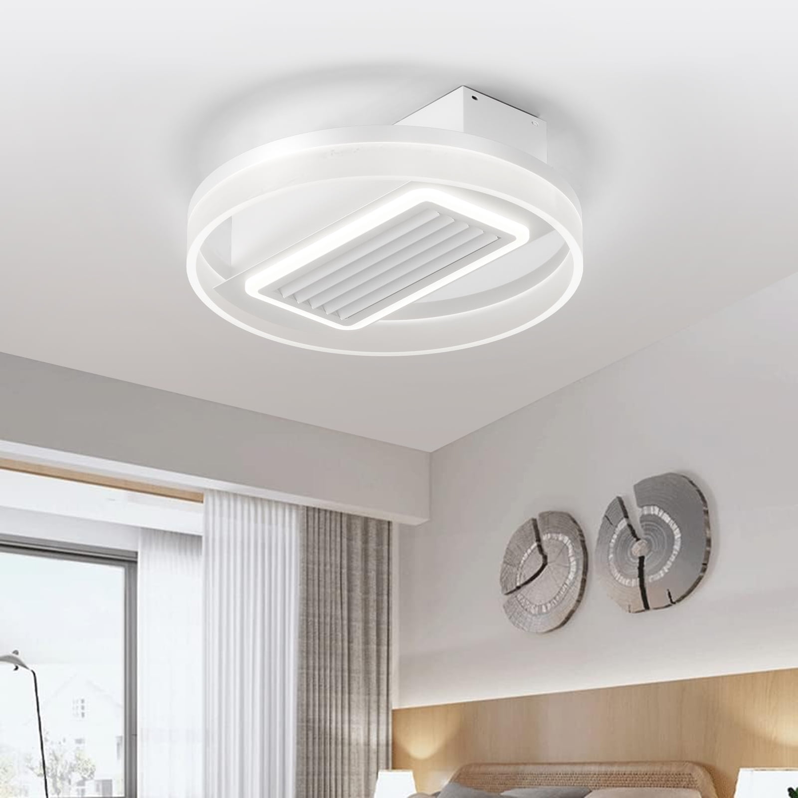 Bladeless Fan Lamp With Lights Dimmable Led - Walmart.com