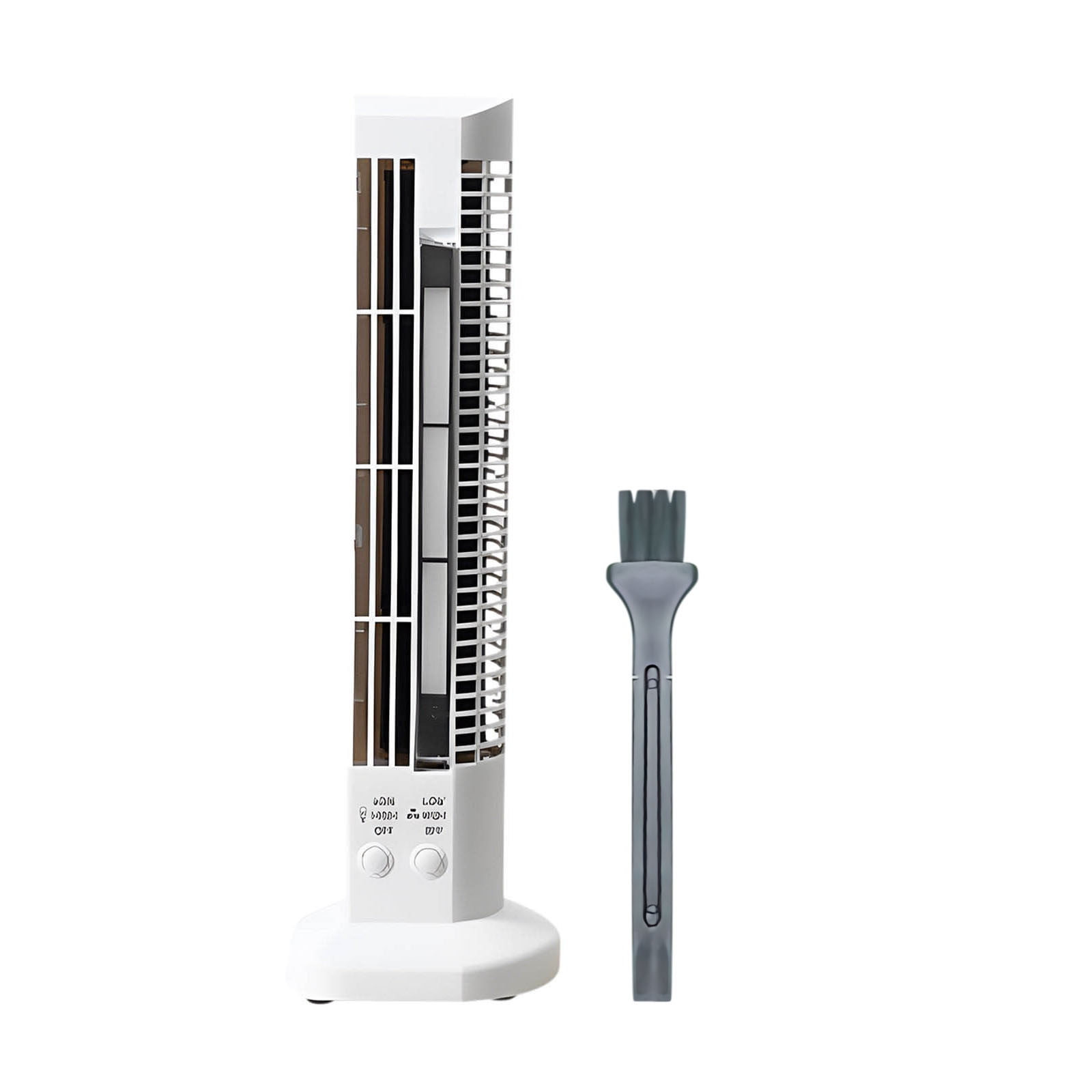 Bladeless Mini Tower Fan Usb Powered Desktop Oscillating Airflow Quiet ...