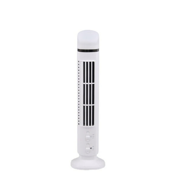 Bladeless Tower Fan Portable USB Charging Mini Vertical Air Circulator ...