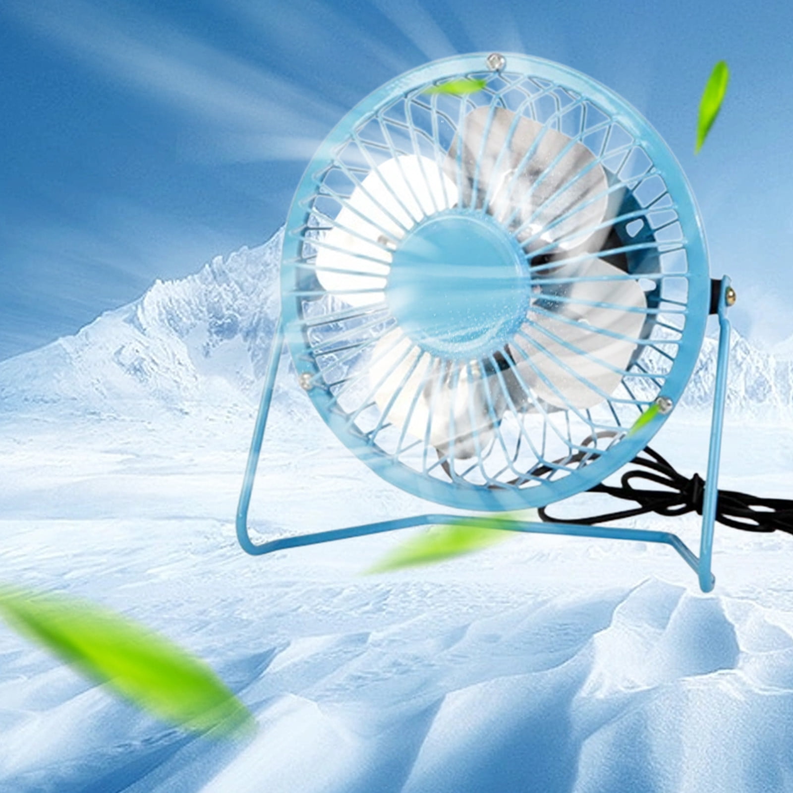Bladeless USB Desktop Fan - Portable Quiet Cooling Fan with Streamlined ...