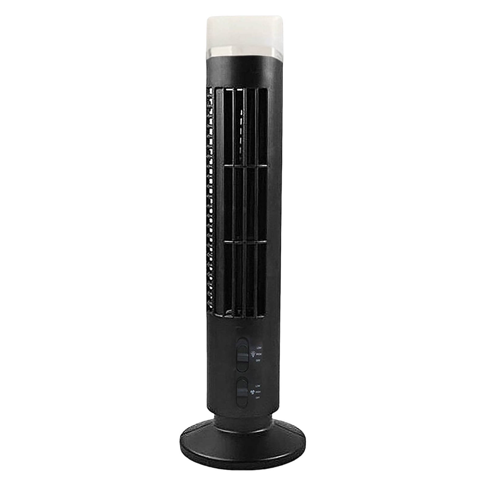 Bladeless Vertical Cooling Tower Fan with Light 3W 2-speed for Office ...