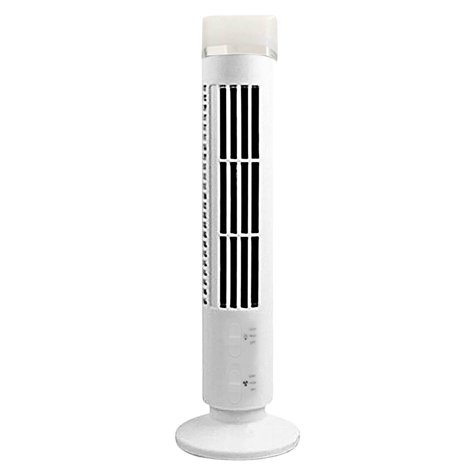 Bladeless Vertical Cooling Tower Fan with Light 3W 2-speed for Office ...