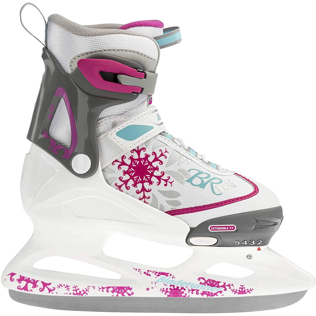 Bladerunner Ice by Rollerblade Micro Ice Girl's Adjustable Ice Skates ...