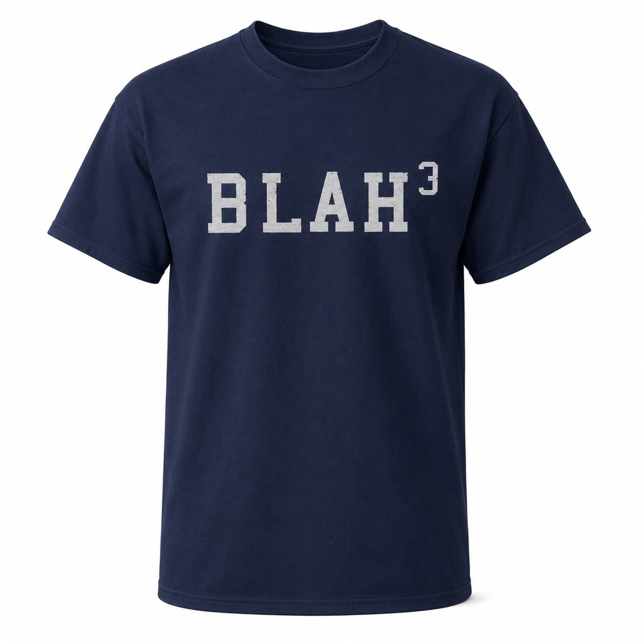 Blah Cubed Funny Math Graphic T-Shirt, Sarcastic Text Tee, Unisex ...