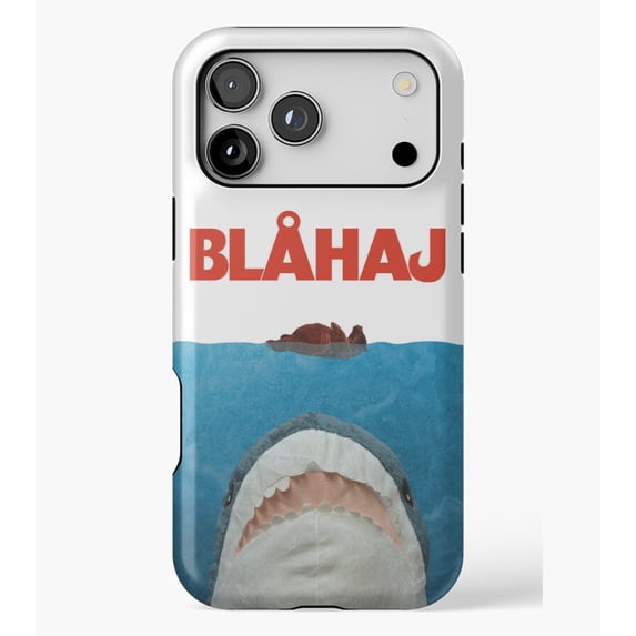 Blahaj Jaws Poster M1376, Case for iPhone 17/16/15/14/13/12/11 Pro Max ...
