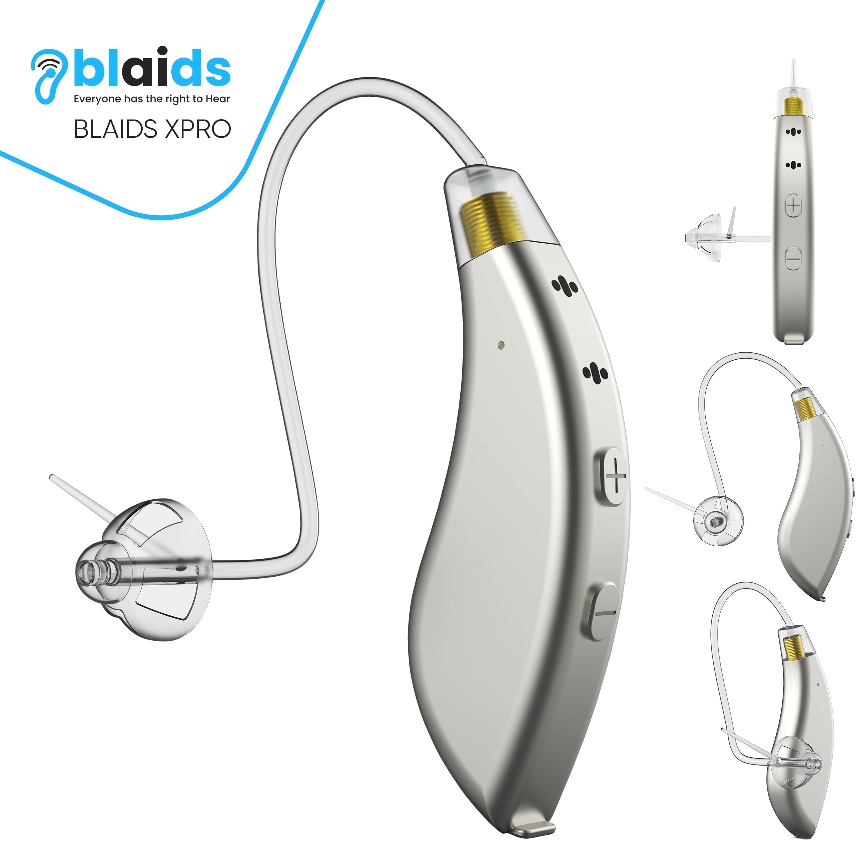 BlaidsX Pro Programmable Hearing Aids for Adults with Mobile App ...