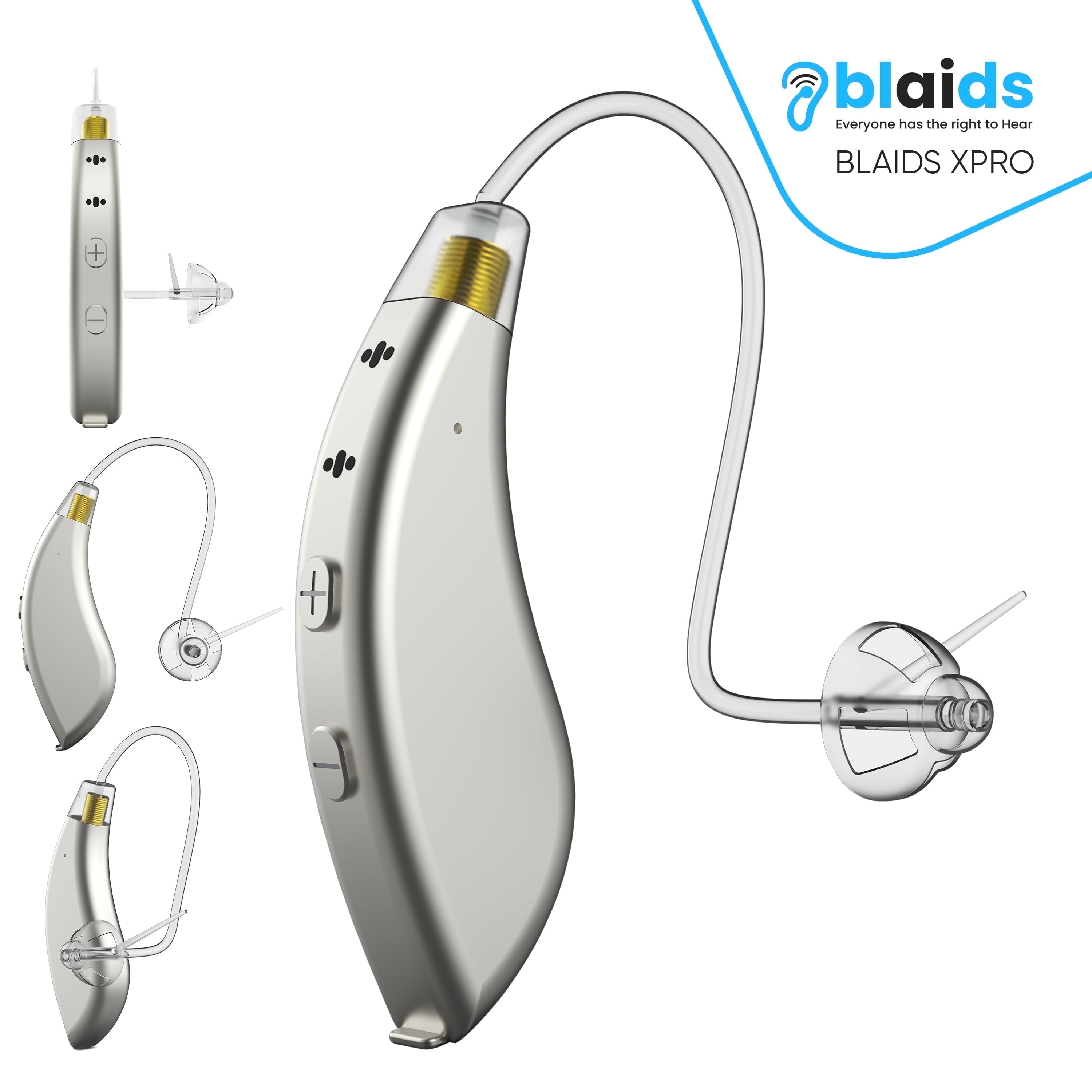 BlaidsX Pro Programmable Hearing Aids with Mobile App & Noise ...