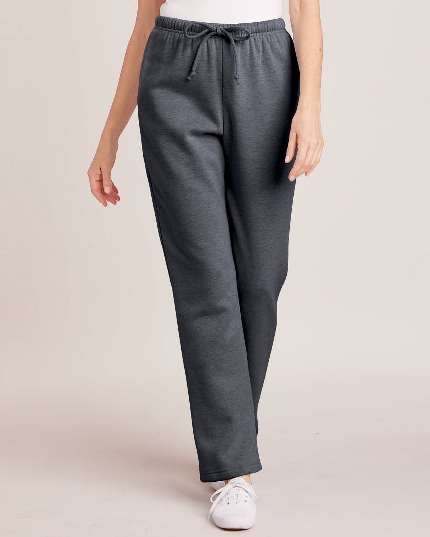 Blair Womens Better-Than-Basic Drawstring Waist Fleece Pants - Walmart.com