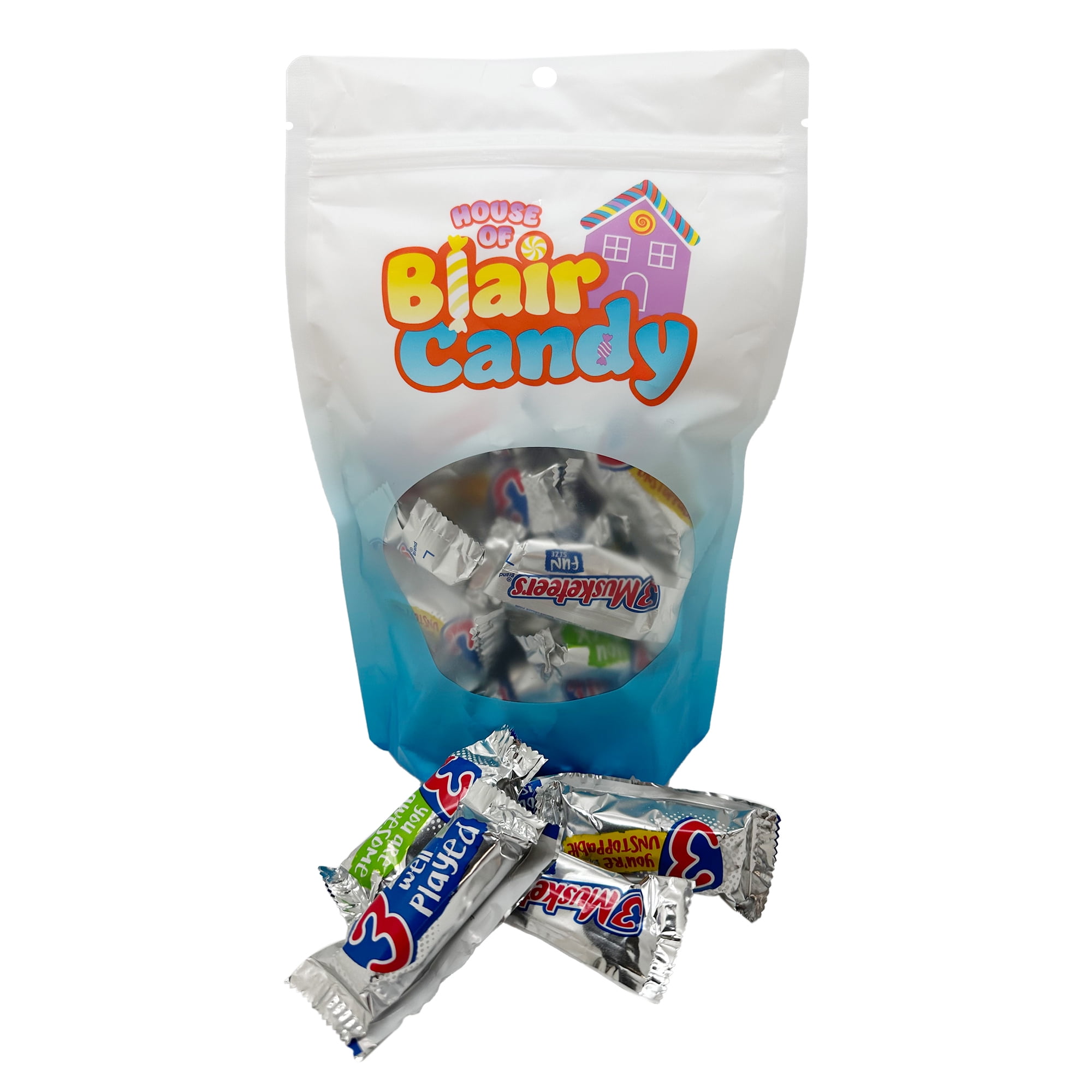 Blair Candy - 3 Musketeers Snack Size Candy Bars - 1 lb. Resealable ...