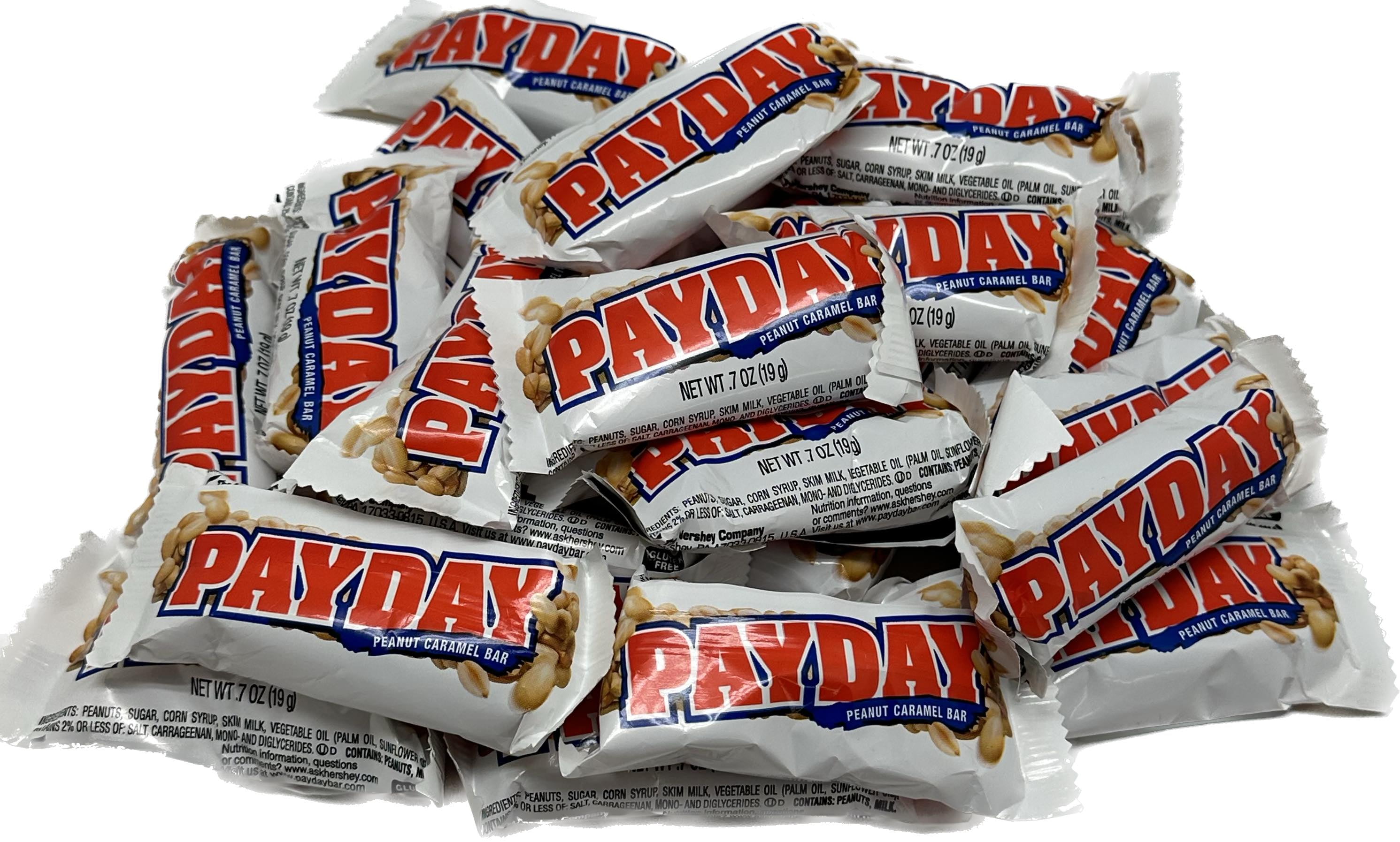 Blair Candy | Pay Day Snack Size Candy Bars | 1 Lb Resealable Stand Up ...