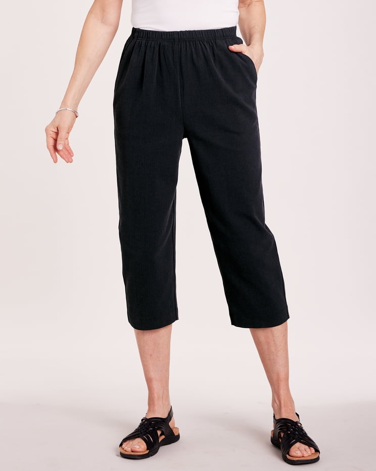 Blair Womens Crinkle Calcutta Cloth Capris - Walmart.com