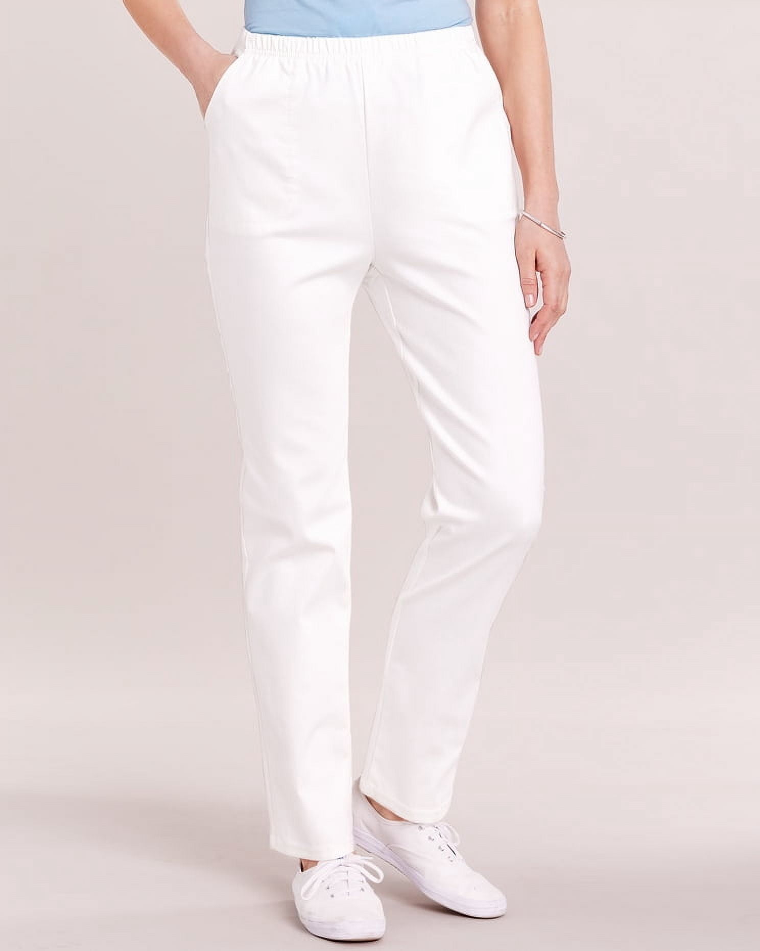 Blair Womens Denimease Full-Elastic Classic Pull-On Jeans - Walmart.com