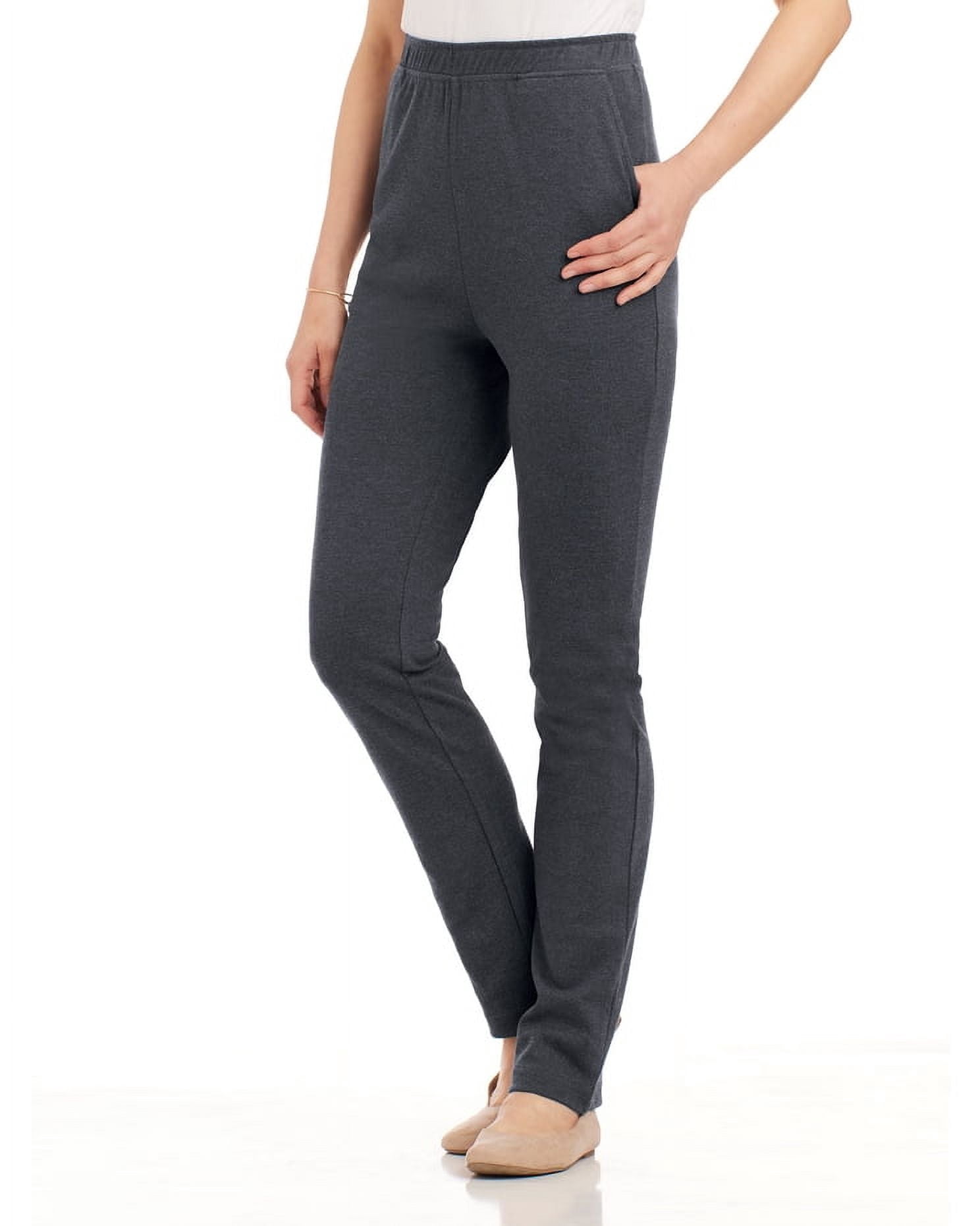 Blair Womens Essential Knit Tapered Leg Pants - Walmart.com