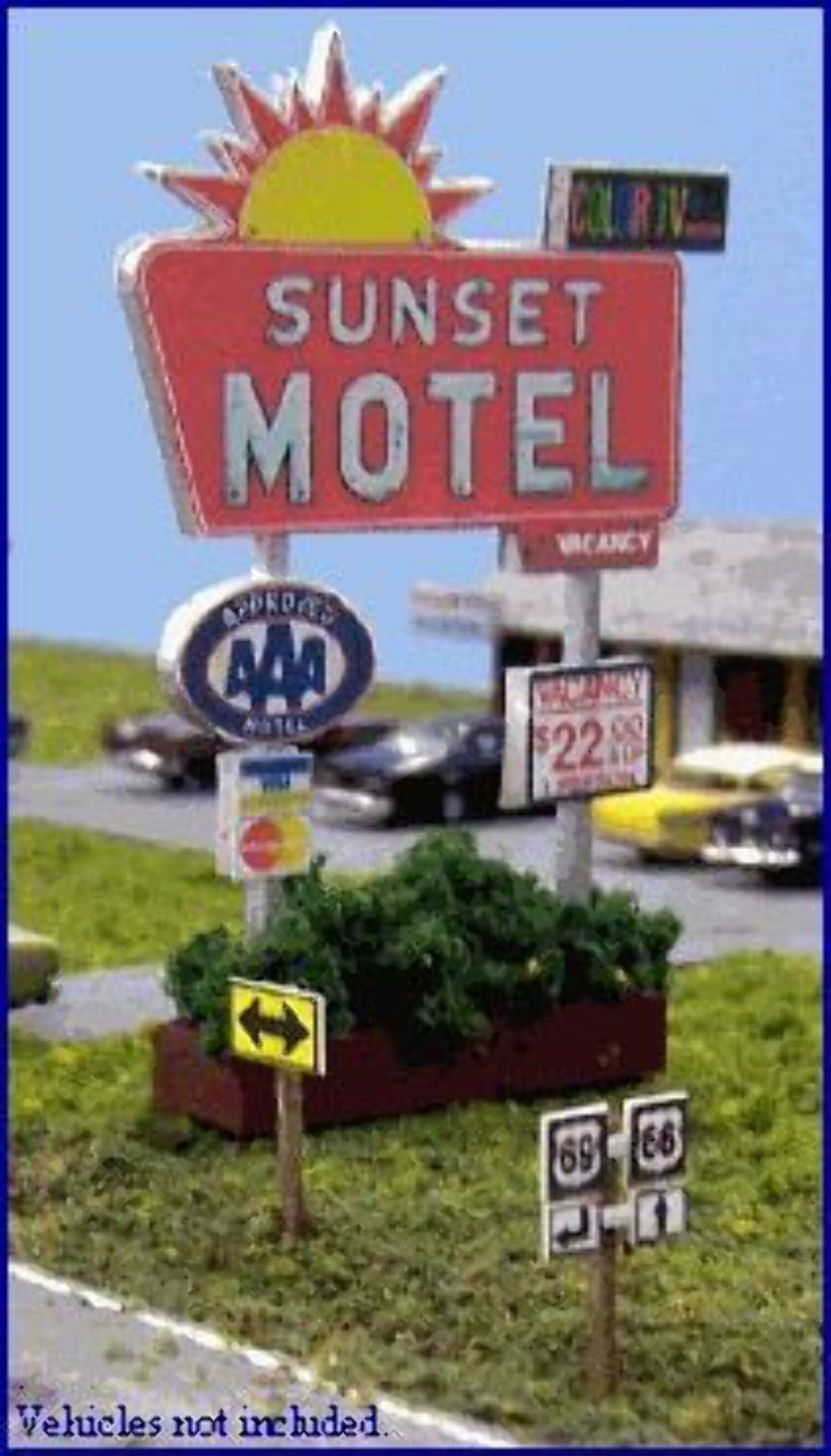 Blair Line LLC "Sunset Motel" Structure Kit, N Scale - Walmart.com