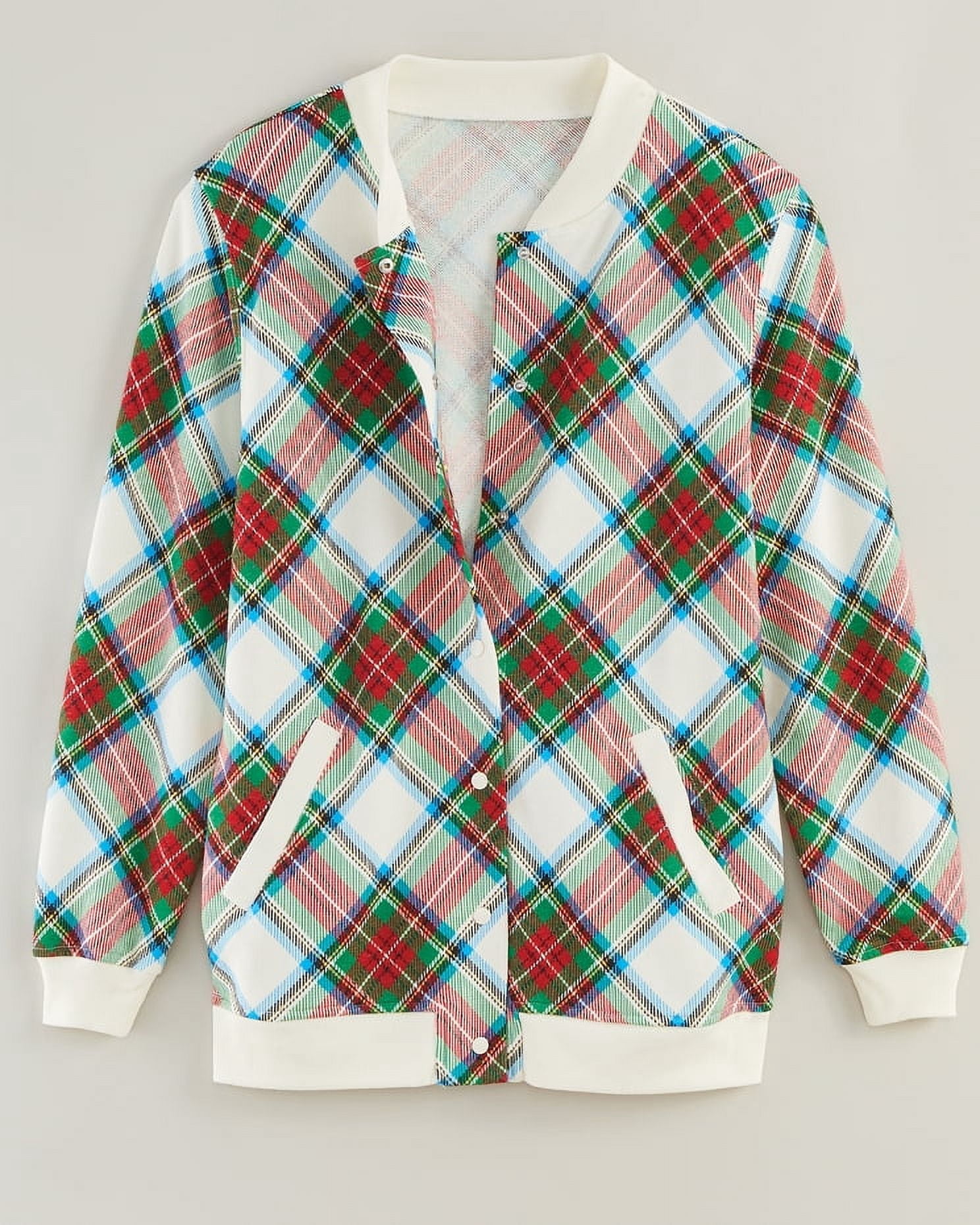 Blair Womens Print Fleece Jacket - Walmart.com