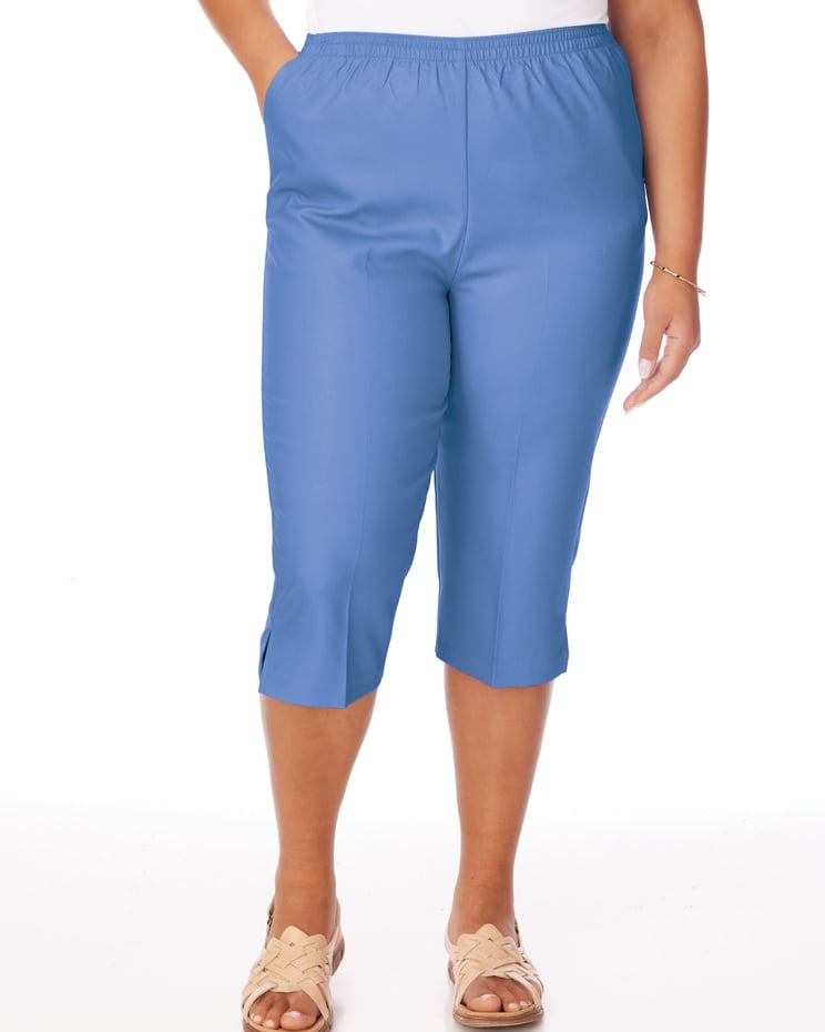 Blair Womens Ready To Wear Poplin Pedal Pushers - Walmart.com