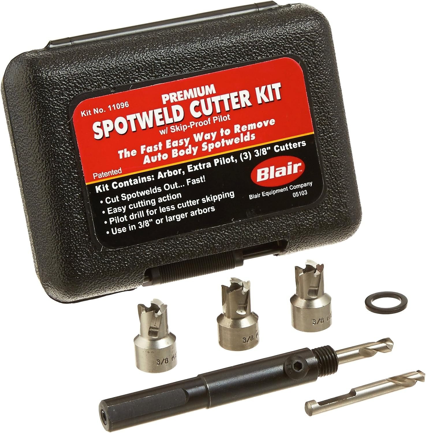 Blair - Spotweld Cutter Set 3 3/8In. Cutters Arbor & Pil 11096 ...