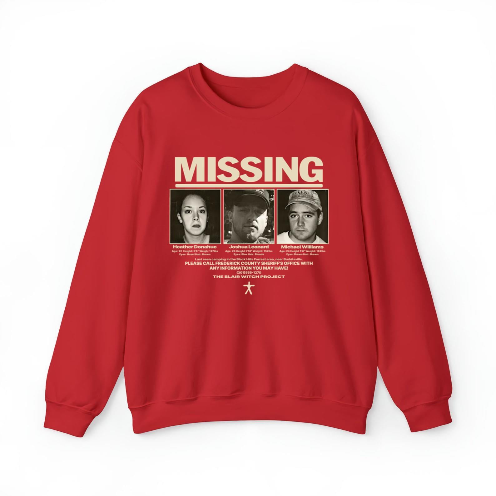 Blair Witch Project MISSING T Shirt Black Variant - Various Sizes ...