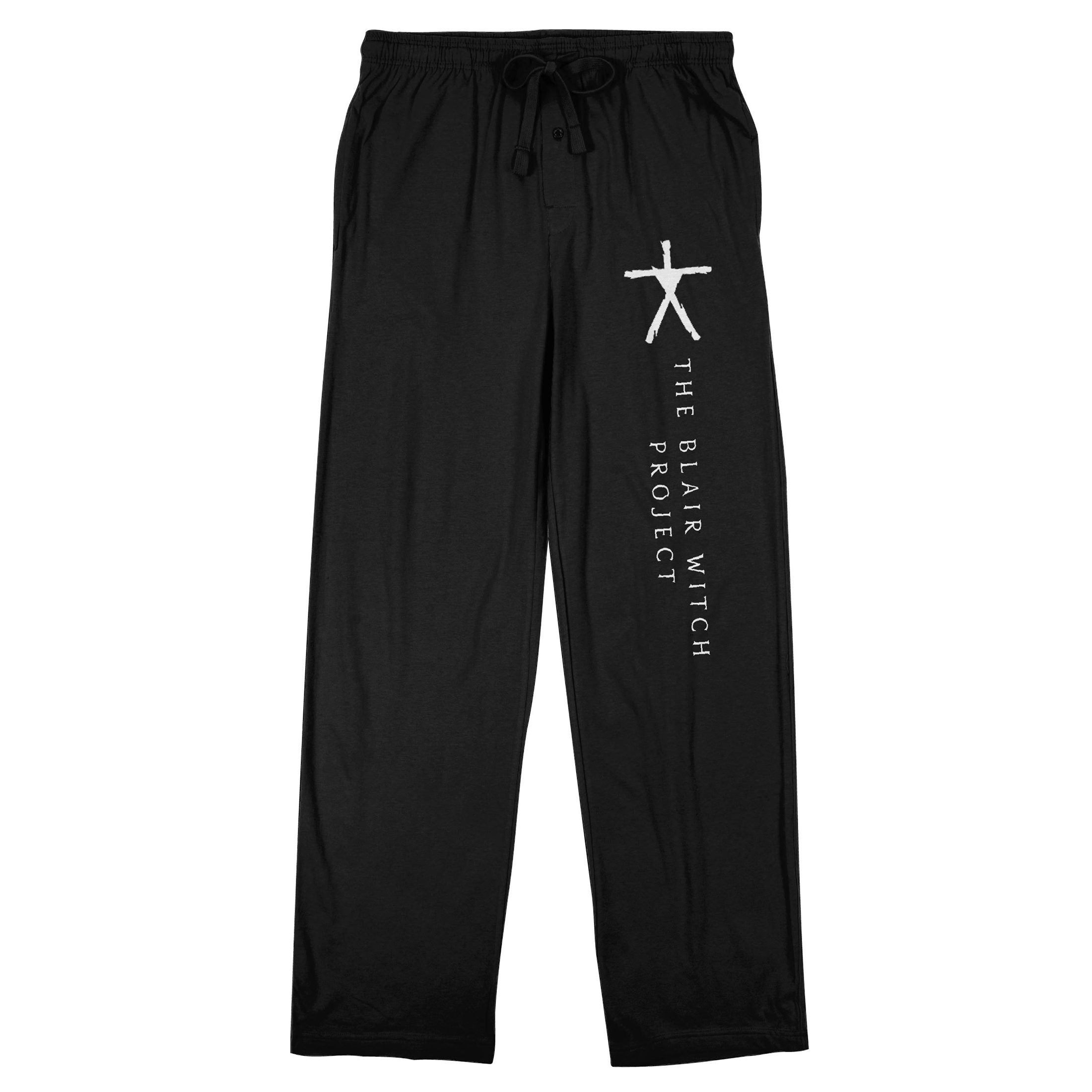 Blair Witch White Stick Figure Men's Black Sleep Pajama Pants-XL ...
