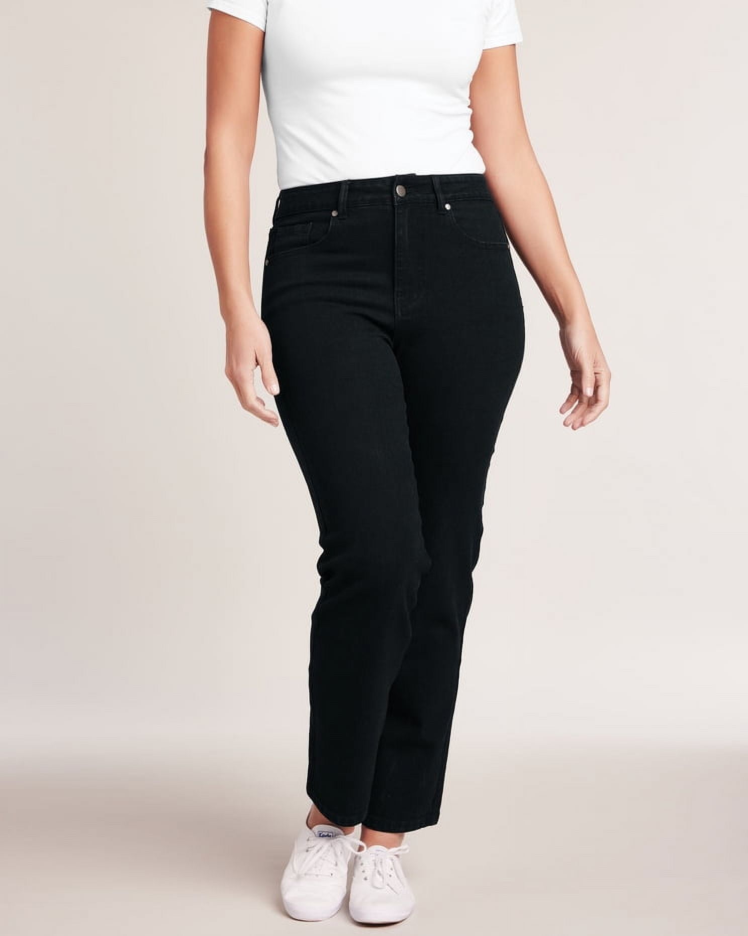Blair Womens Denimease Classic 5-Pocket Jeans - Walmart.com