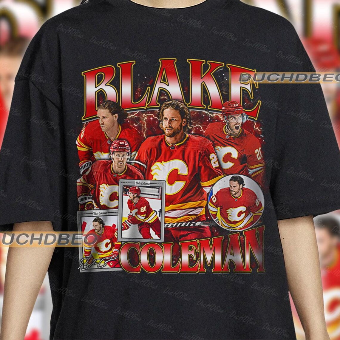 Blake Coleman Shirt Graphic Sport Tshirt Player Bootleg Unisex Women ...