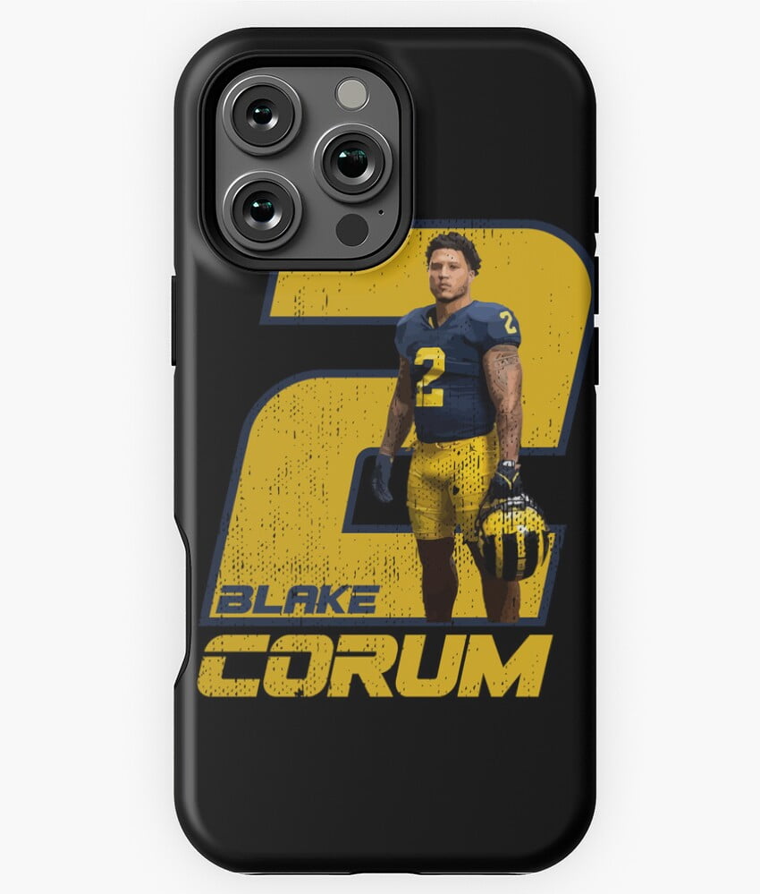 Blake Corum Michigan Football Player Phone Case for iPhone 16 15 14 13 ...
